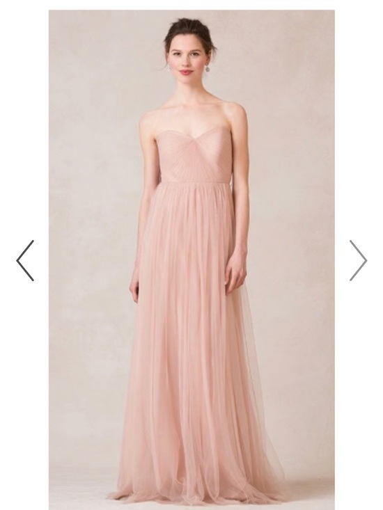 Jenny Yoo | Dresses | Jenny Yoo Strapless Blush Pink Tulle Gown | Poshmark